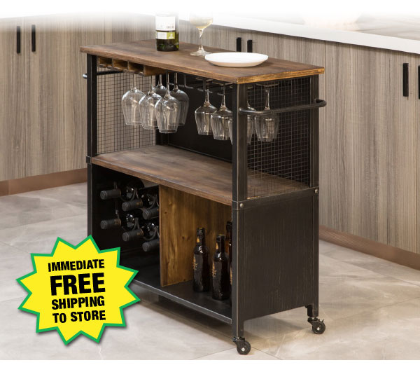 Menards: Chandler Bar Cart Under $60! | Milled