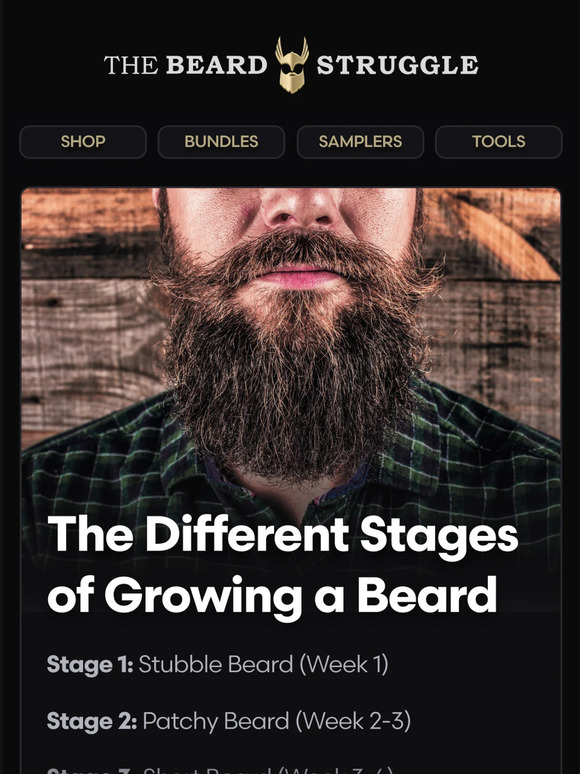 The Beard Struggle: The Different Stages of Growing a Beard | Milled