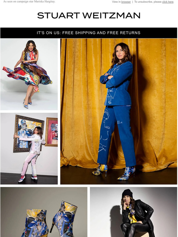 Stuart Weitzman: SW x KidSuper: Limited-Edition Wearable Art. Shop the ...