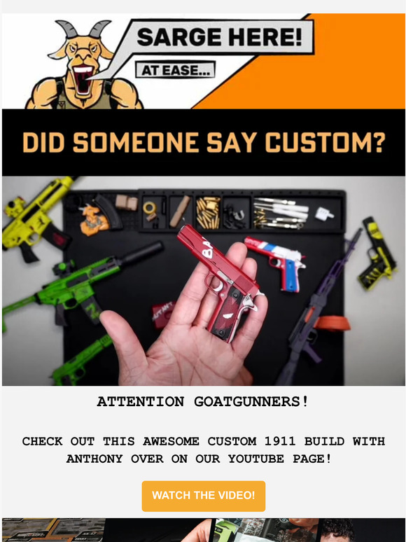 GoatGuns: Custom "Deadpool" 1911 | Milled