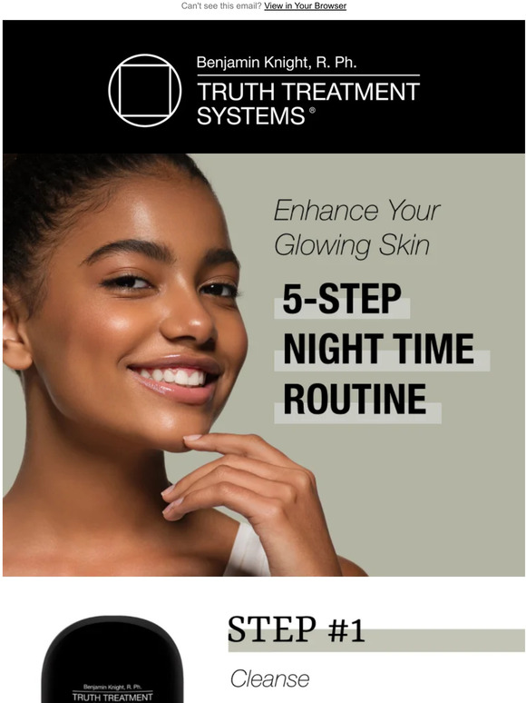 Truth Treatments A Simple 5 Step Night Time Routine Milled