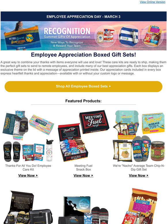 Positive Promotions: Boxed Gift Sets For Employee Appreciation Day ...