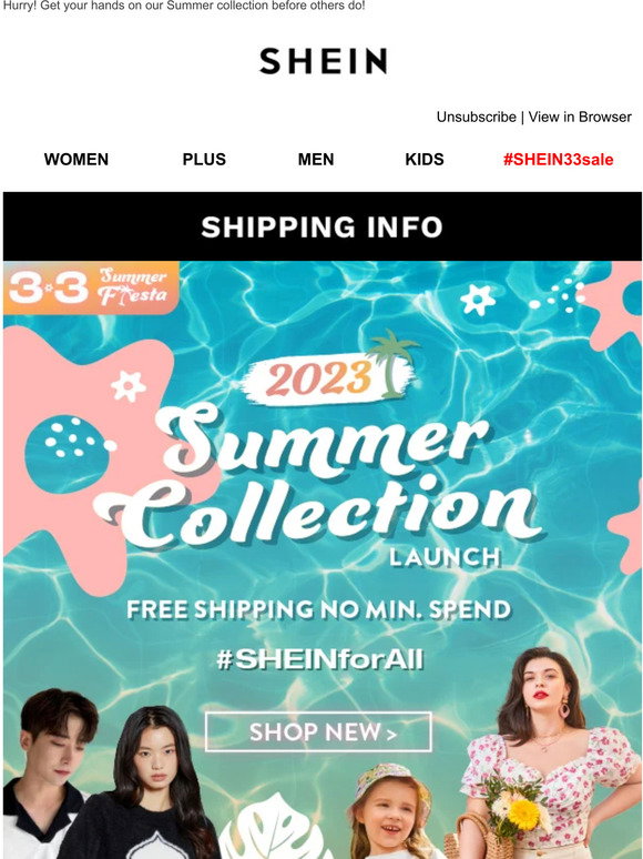 SHEIN: LIMITED TIME ONLY: 3.3 Summer Fiesta 🏖️ | Milled