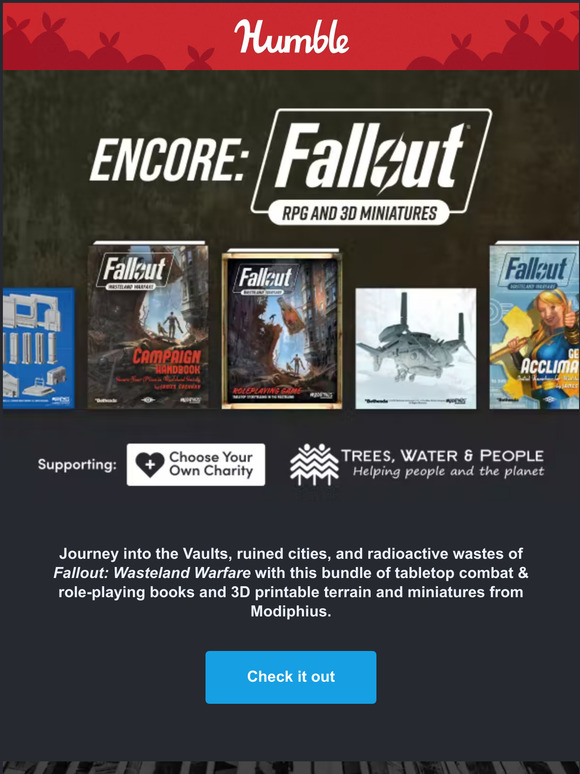 Humble Bundle: Explore the wastelands of Fallout with these tabletop ...