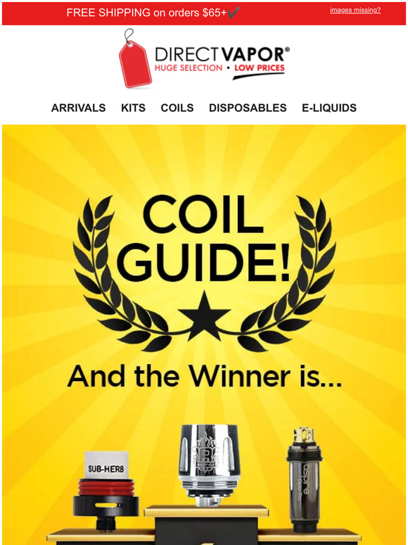 Direct Vapor: A Guide to our Top Coils. Plus, Twist at 15% Off | Milled