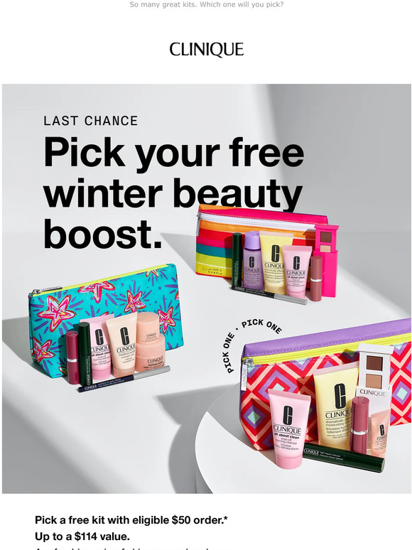 Clinique: 6 free minis + a gift box. Create your gift now with purchase ...