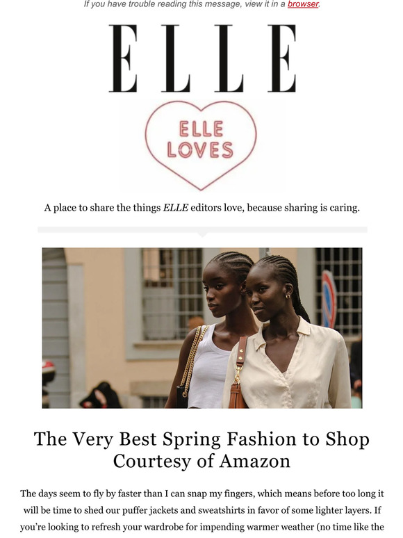 ELLE: The Very Best Spring Fashion to Shop Courtesy of Amazon | Milled