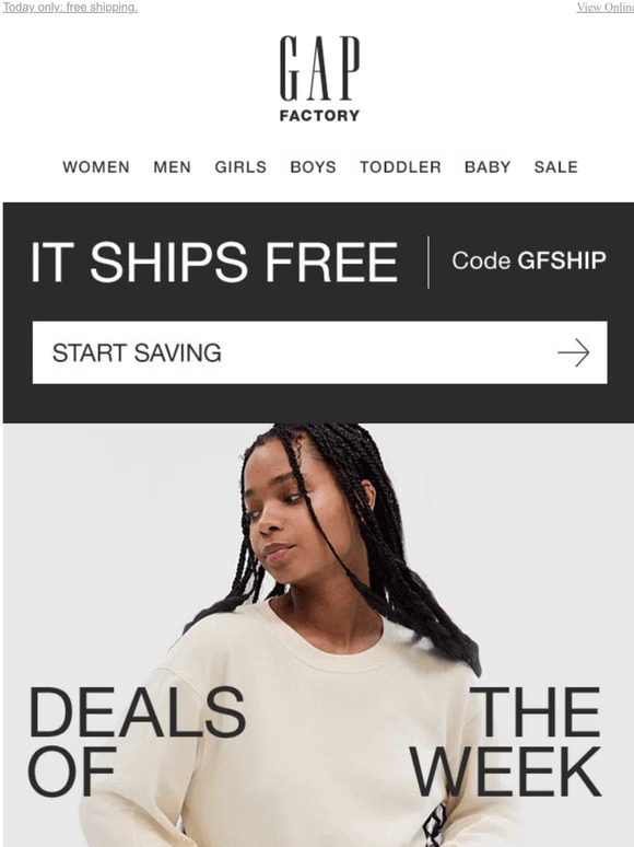 Gap Factory: Shop our favorites for the season from $25 (hello, sweats ...