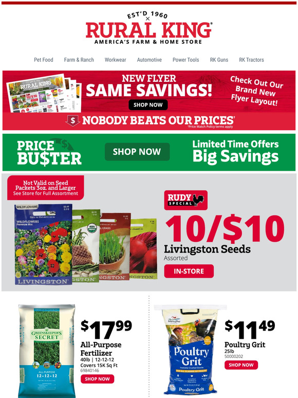 Rural King: No Matter What You Need - We Have It & At Prices That Will ...