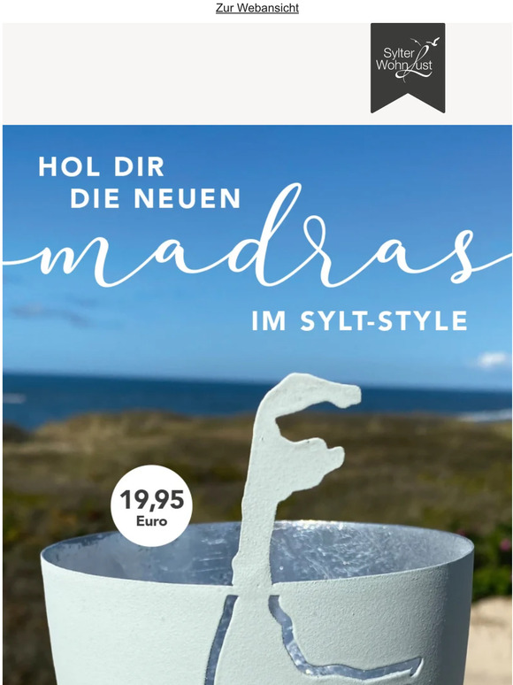 Sylter WohnLust: 🔥 Hol Dir die neuen Windlichter im SYLT-Style | Milled