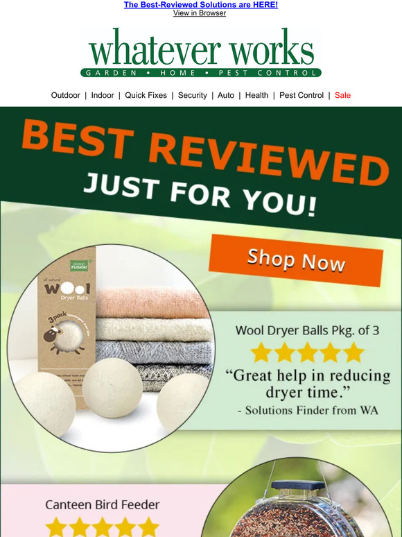 Whatever Works: Our Best-Reviewed Solutions as Voted by You! | Milled