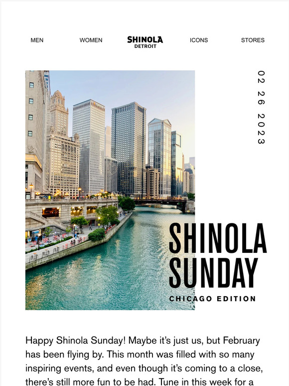 Shinola Detroit Email Newsletters: Shop Sales, Discounts, and Coupon Codes