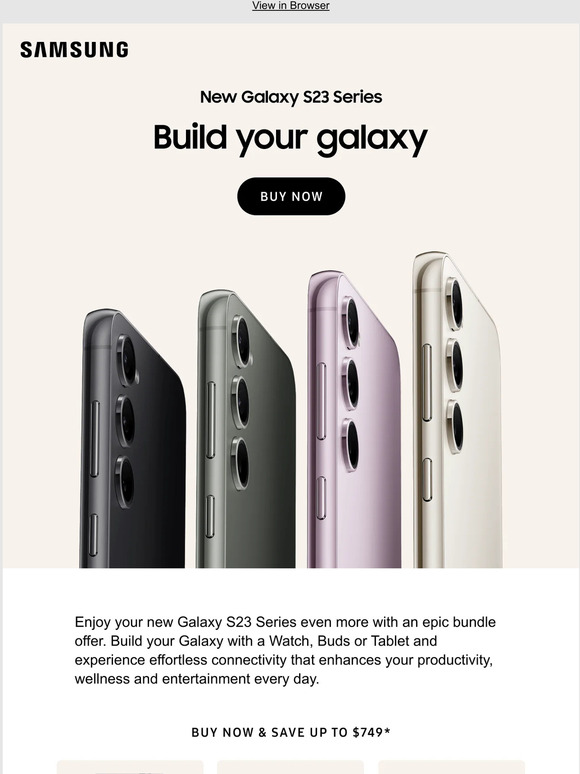Samsung: —, it's the big bang of bundles 💥 | Milled