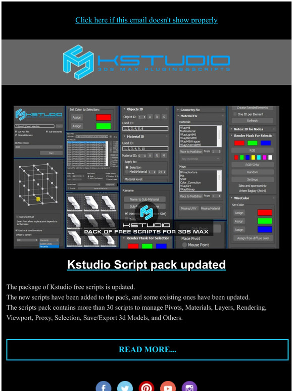 Kstudio: News from Kstudio (Kstudio Script pack updated) | Milled