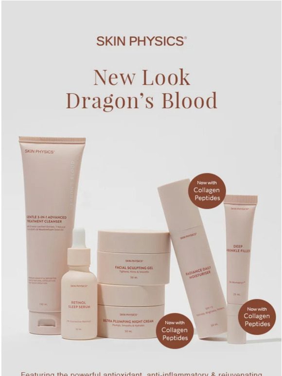 Skin Physics: Restore your skins youthful vitality with Dragon's Blood ...