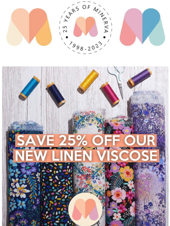 Minerva: Try our new Exclusive Linen Viscose 😍 | Milled