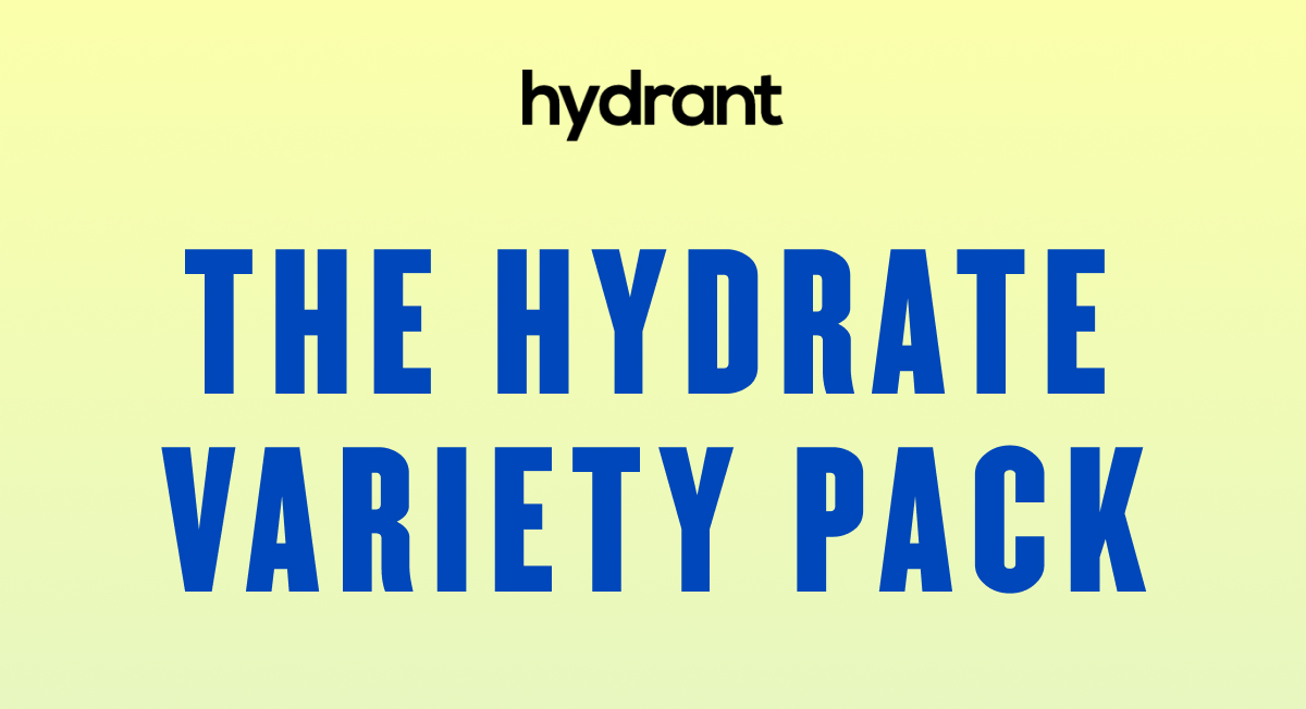 Hydrant: NEW: Hydrate Variety Pack 🌈 | Milled