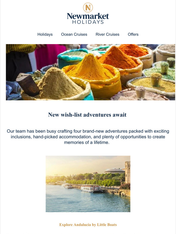 Newmarket Holidays: Discover our four new escapes! | Milled