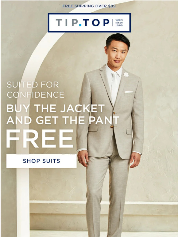 Tip Top Tailors: 📢 Own a Suit For Less Than a Rental! | Milled