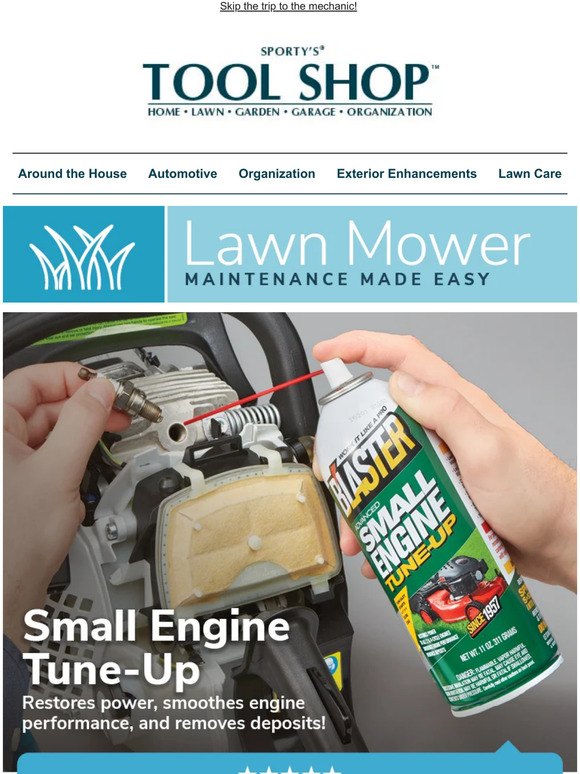 Sporty's Tool Shop: Mower Maintenance Made Easy - Save Time & Money ...
