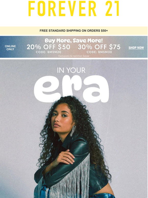 Forever 21: in your SHINE era 💿 | Milled