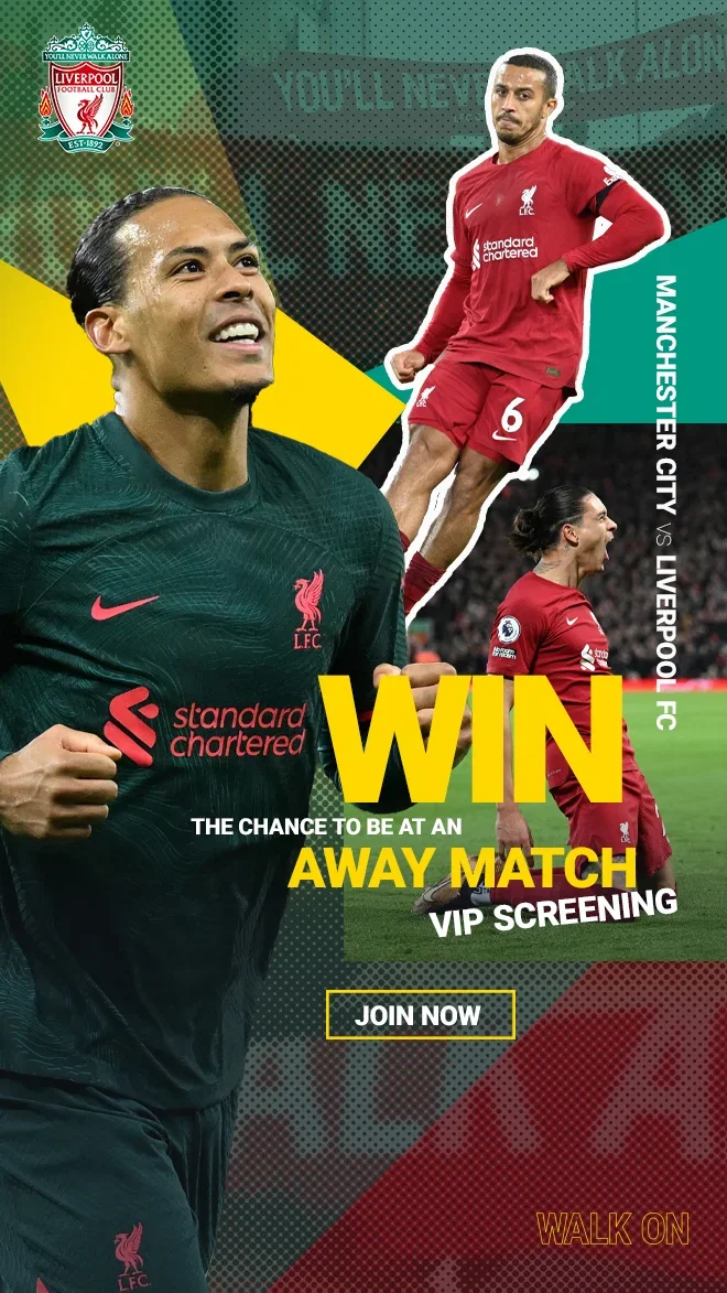 Liverpool FC: Win a place at our Junior Away Match Screening | Milled