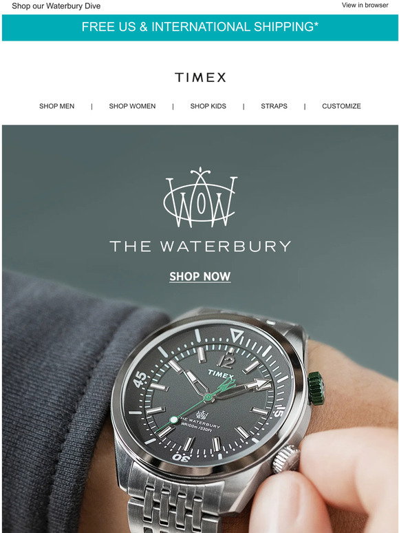 Timex: Discover our dive-inspired Waterbury watches | Milled