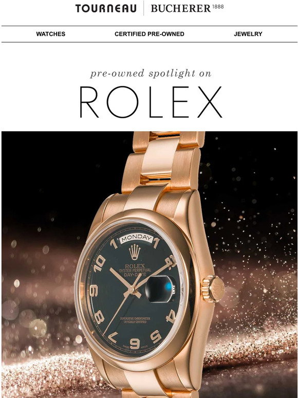 Tourneau: Spotlight on Pre-Owned Rolex Day-Date Watches | Milled