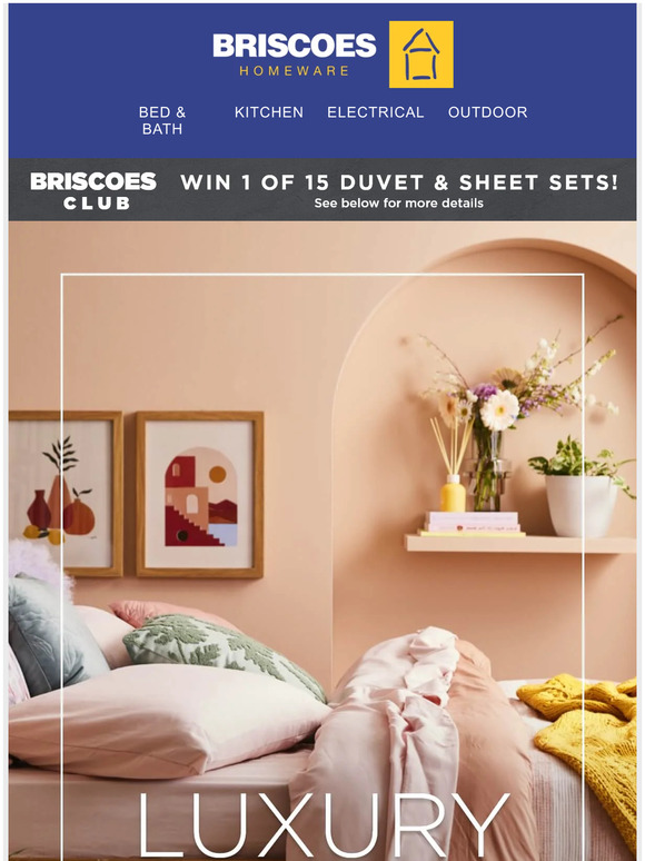 Briscoes: Luxury bedding | Discover our new range | Milled