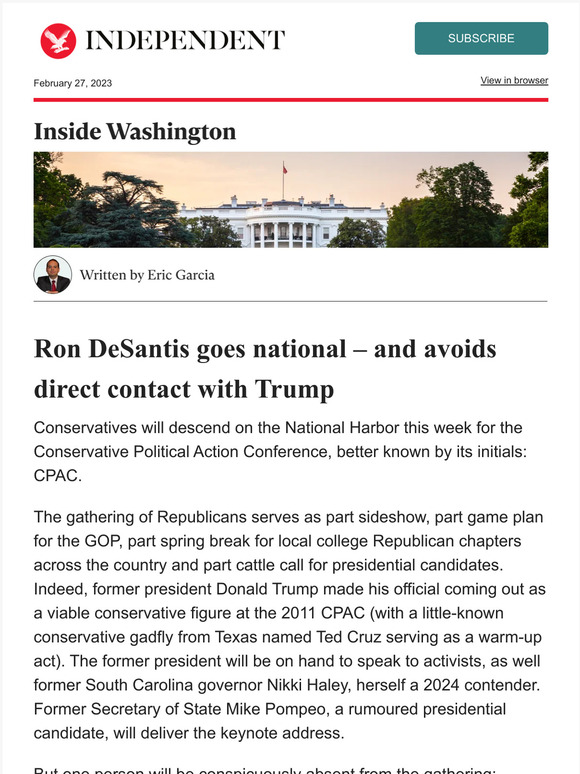 The Independent: Ron DeSantis steps onto the national stage – and ...