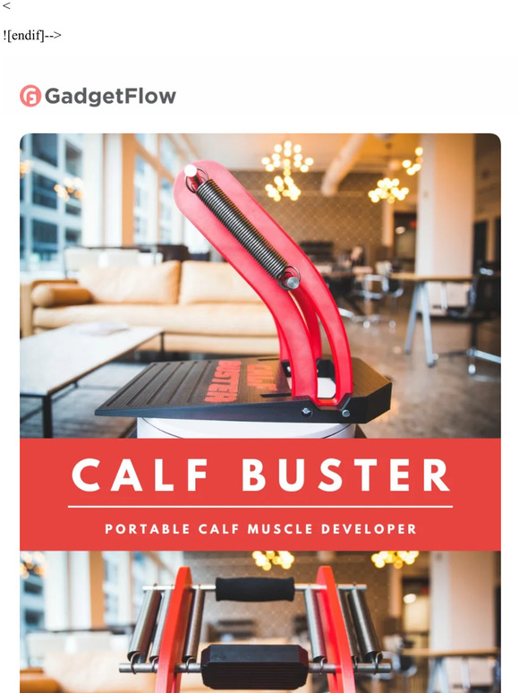Gadget Flow: Get big calves in no time with the Calf Buster portable ...