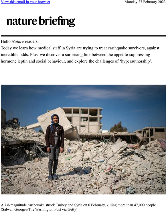 Nature: One MRI for 4.7 million people: the battle to treat Syria’s ...