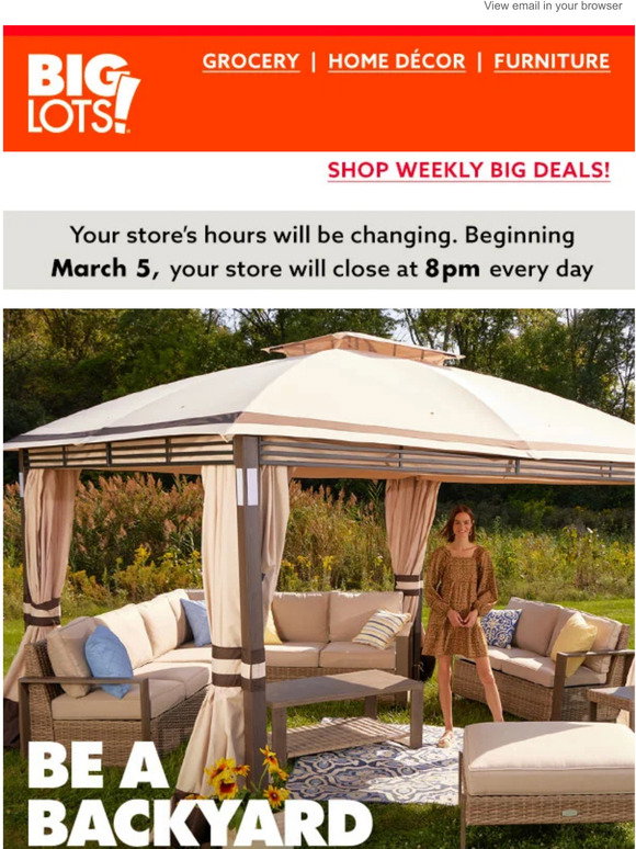 Big Lots: Perfect patio finds for 20% OFF! 😎 | Milled