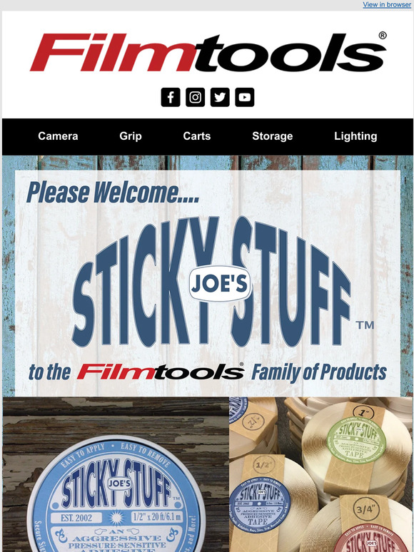Filmtools: Discover the magic of Joe's Sticky Stuff! 💪 | Milled