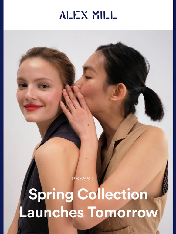 Alex Mill: Mark your calendars… | Milled