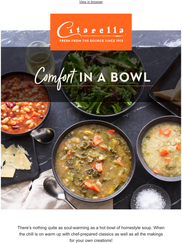 Citarella: Open for Chef-Prepared Soups & Recipes! | Milled