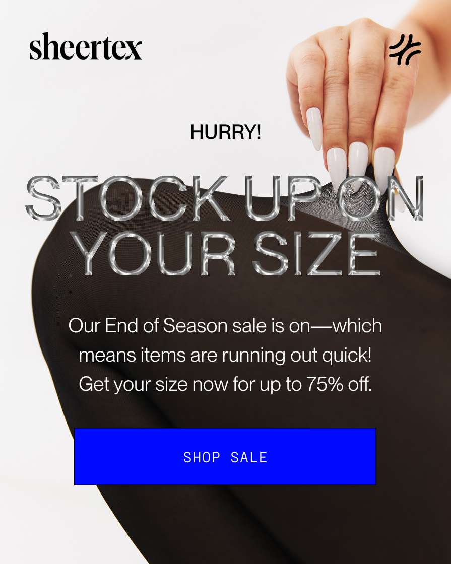 Sheertex: Up to 75% off your size?! | Milled