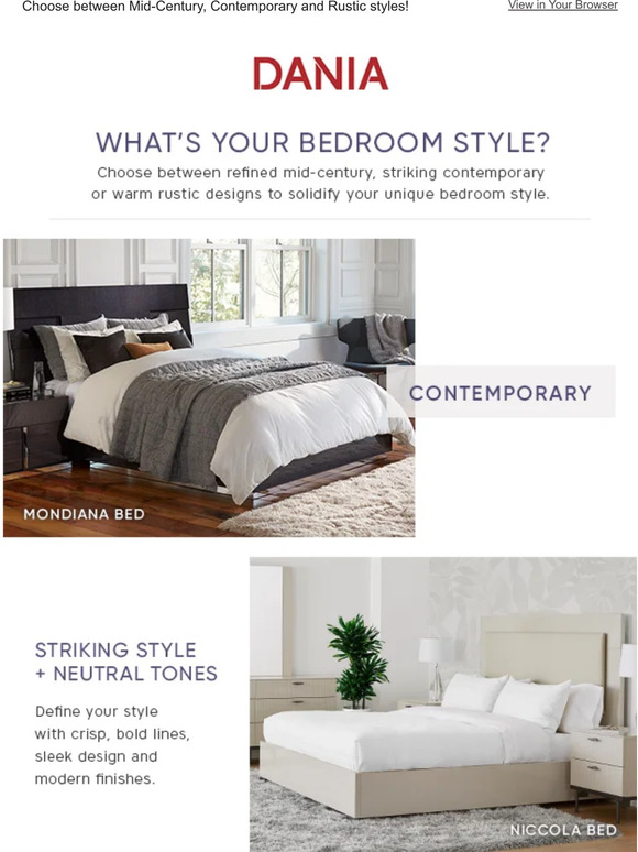 Dania Furniture: Your Bedroom Design | Milled