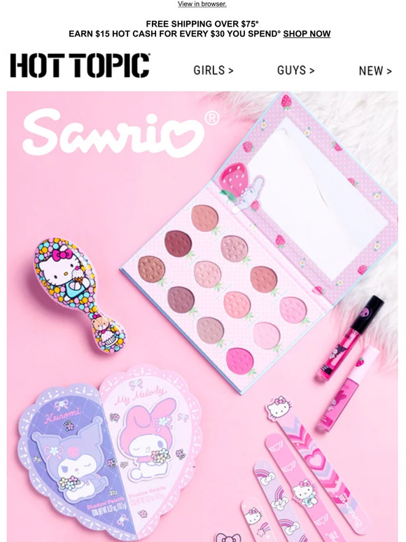 Blackheart Lingerie: Your Sanrio beauty essentials are here 💅💄 | Milled