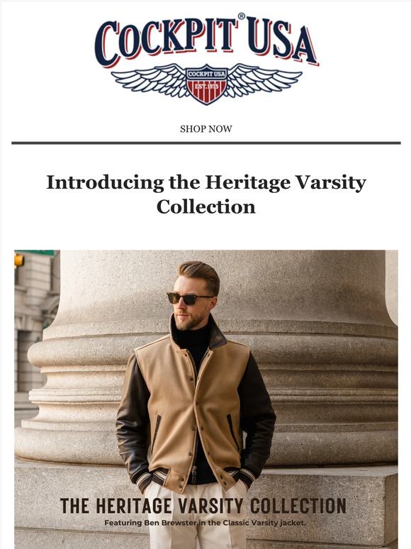 Cockpit USA: Introducing the Heritage Varsity Collection | Milled