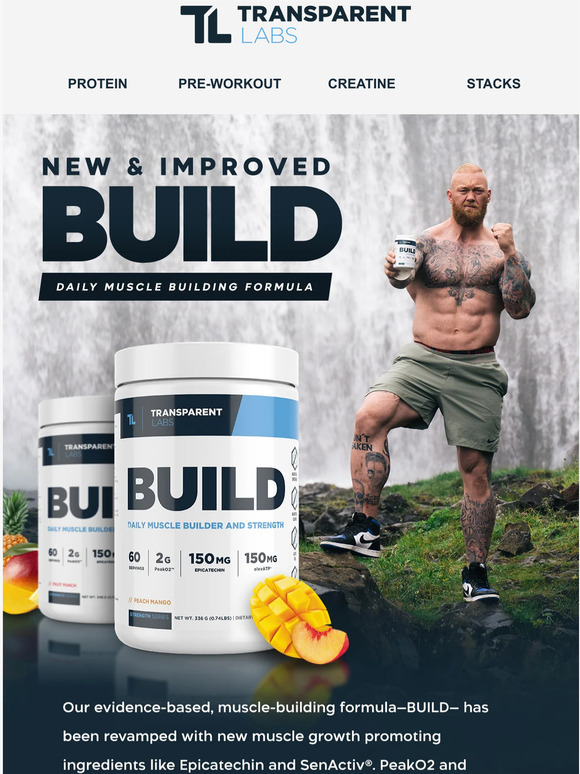 Transparent Labs: New & Improved Build is Here! | Milled