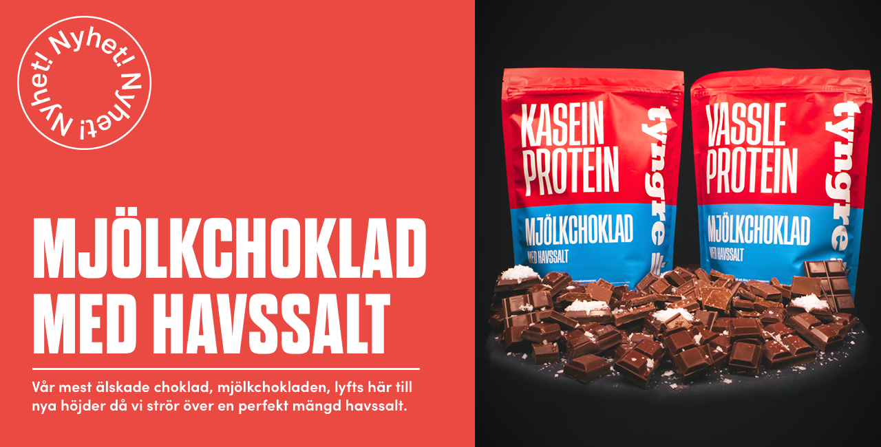 Tyngre: NYHET! Vassle & Kasein Mjölkchoklad med havssalt! 🍫 | Milled