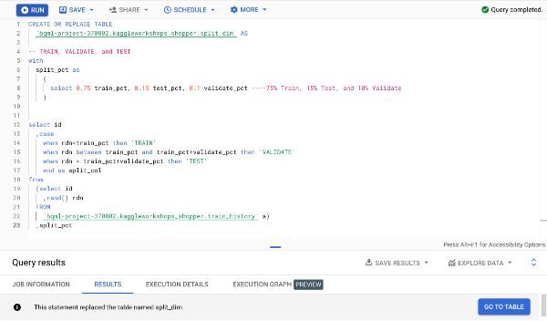 Packt: Using BigQueryML AutoML Classifier to Solve the Kaggle competition! - Part 2 | Milled
