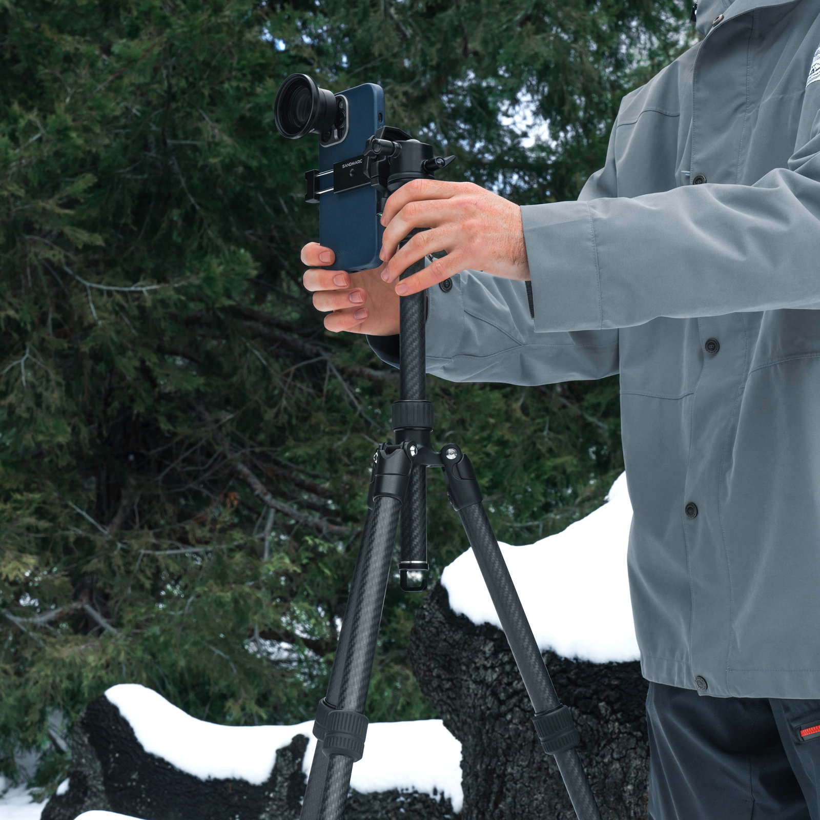 SANDMARC: Tripod - Carbon Edition for iPhone: Now in Stock. | Milled