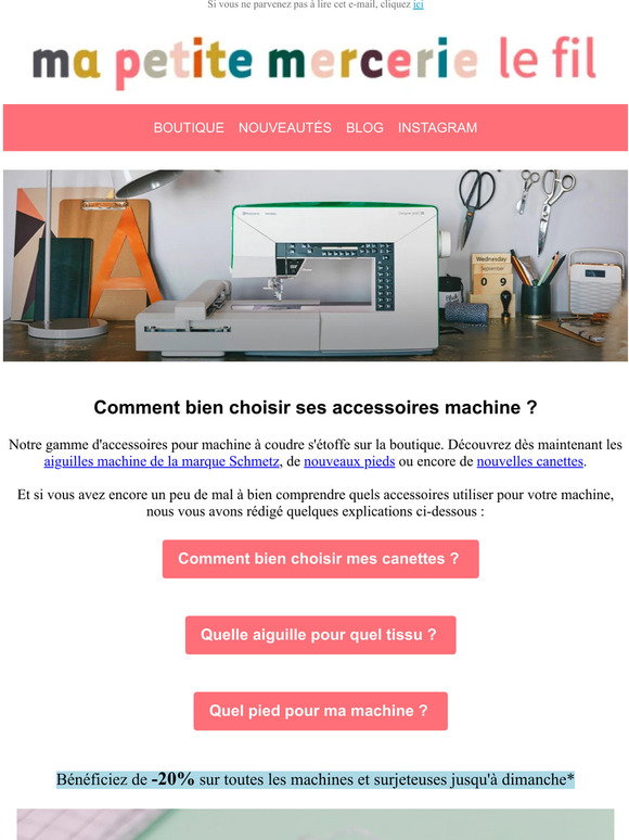 Ma Petite Mercerie: Bien choisir ses accessoires machine | Milled