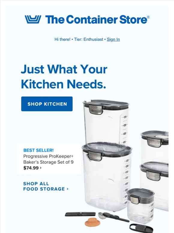 The Container Store: The Essentials: Kitchen Edition | Milled