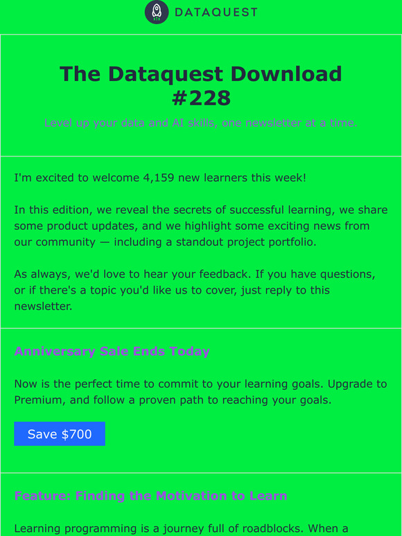 Dataquest: How to master any topic | Milled