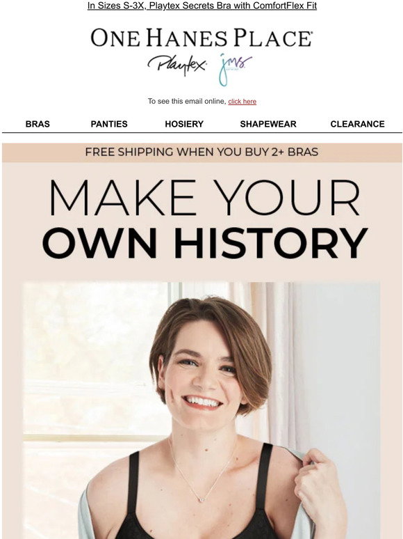 Hanes: Women's History Month Is Here & So Is a NEW Bra! | Milled