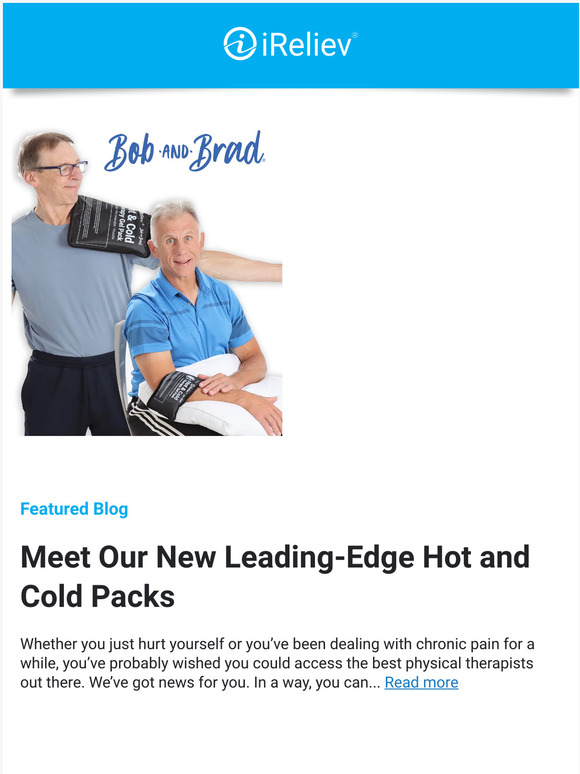 irelievproducts: Meet Our New Leading-Edge Hot and Cold Packs | Milled