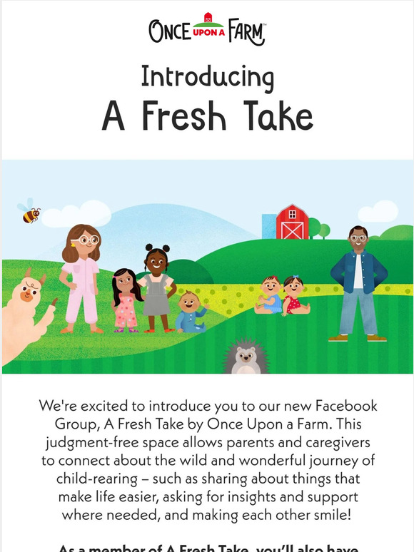 Once Upon A Farm: A Fresh Take by Once Upon a Farm | Milled